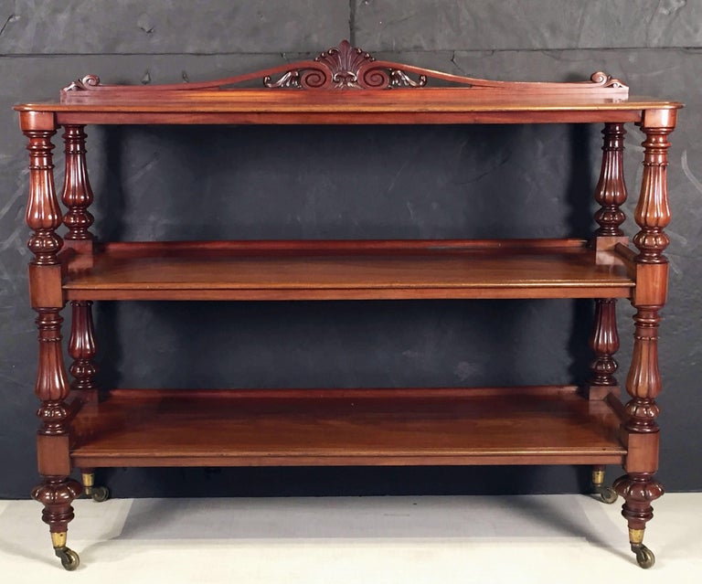 English Trolley or Console Servers of Mahogany 'Individually Priced ...