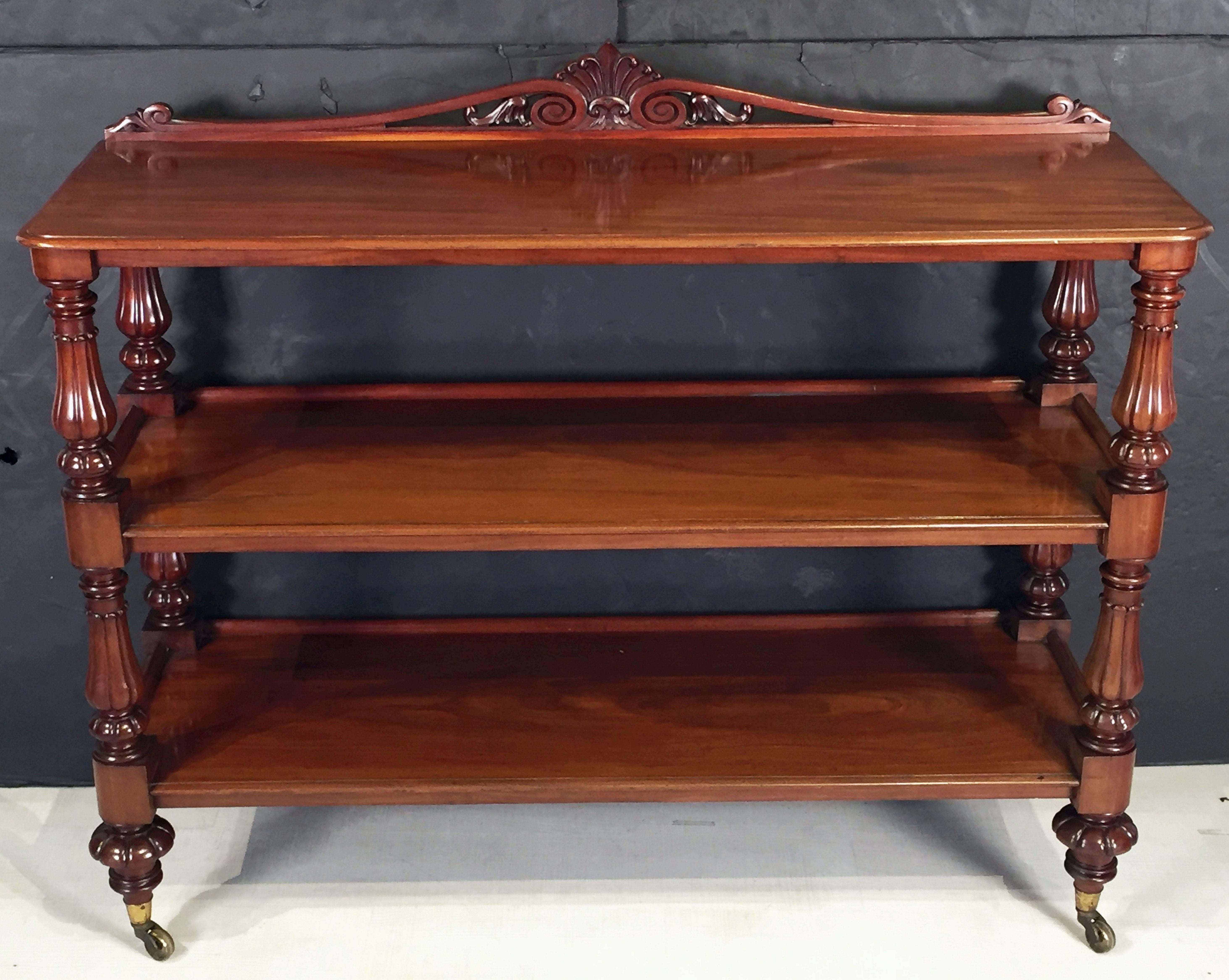 English Trolley or Console Servers of Mahogany 'Individually Priced' at ...
