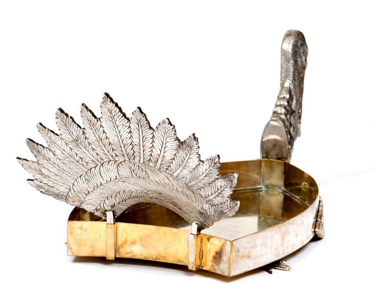 English Silver Plate Turkey Platter, circa 19th Century at 1stDibs