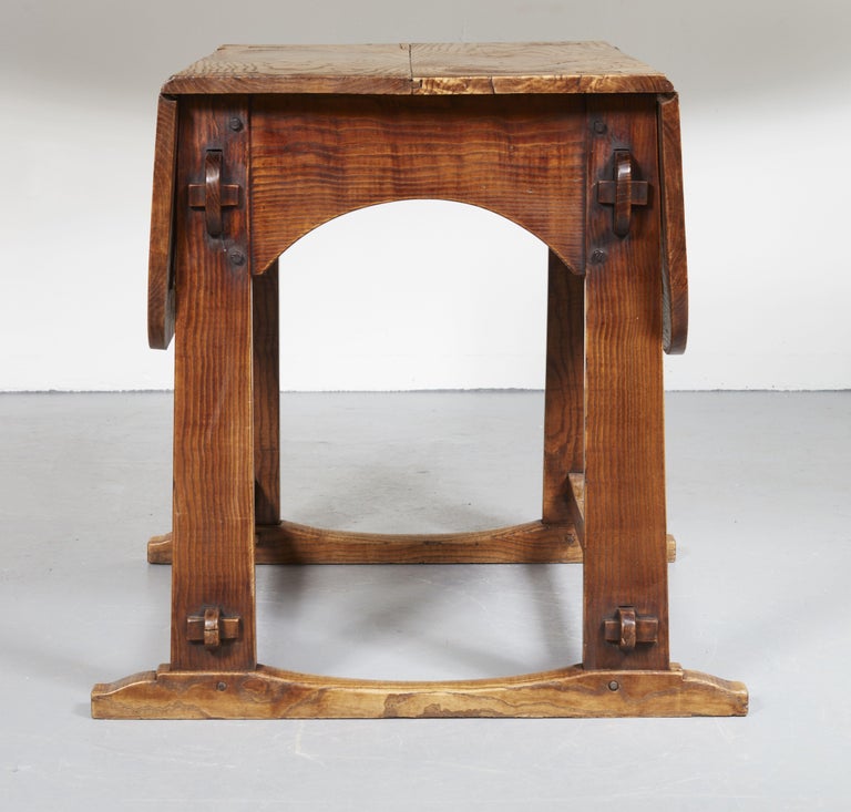 English Vernacular Field Ash Center Table For Sale at 1stDibs