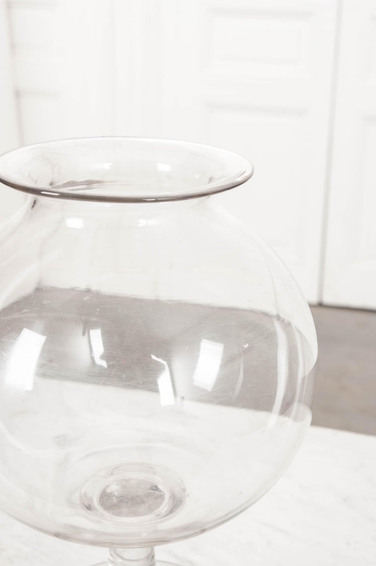 English Victorian Blown-Glass Fishbowl at 1stDibs