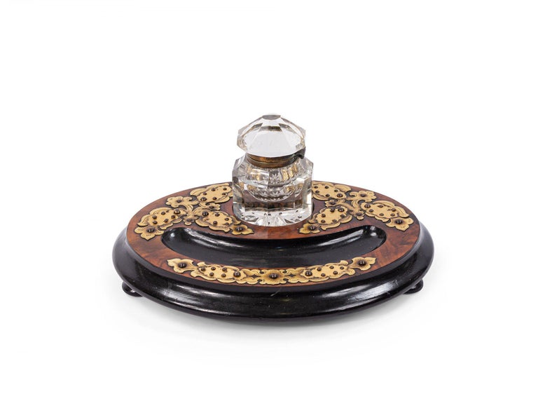 English Victorian Bone and Brass Inkwell For Sale at 1stDibs ...