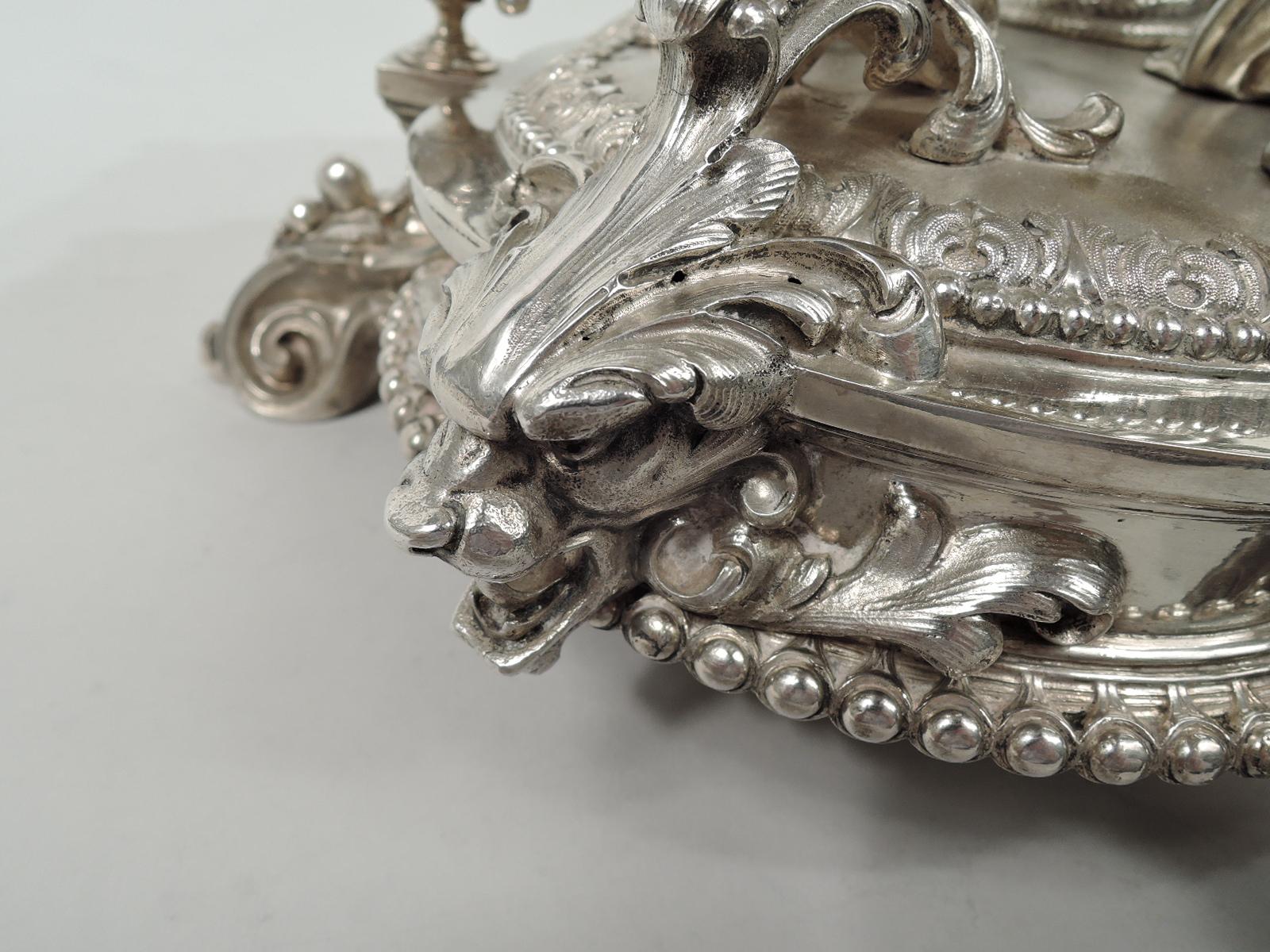 English Victorian Classical Centerpiece Bowl by Robert Garrard For Sale ...