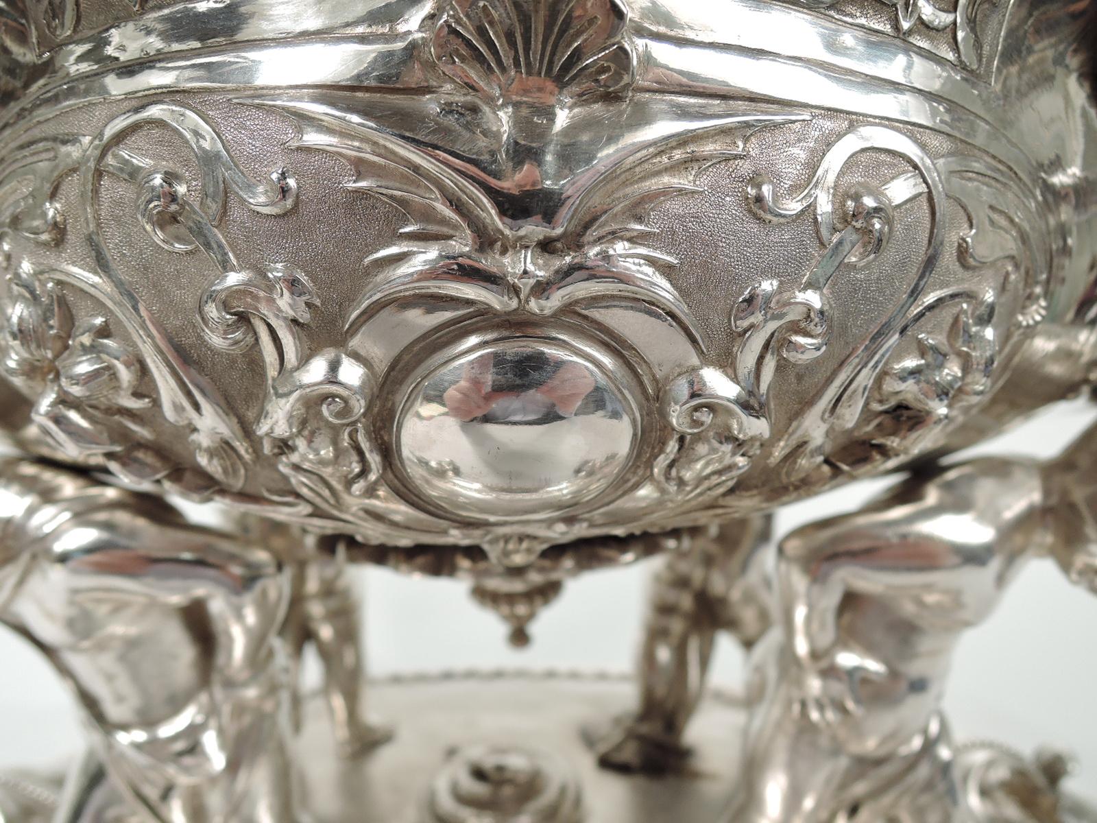 English Victorian Classical Centerpiece Bowl by Robert Garrard For Sale ...