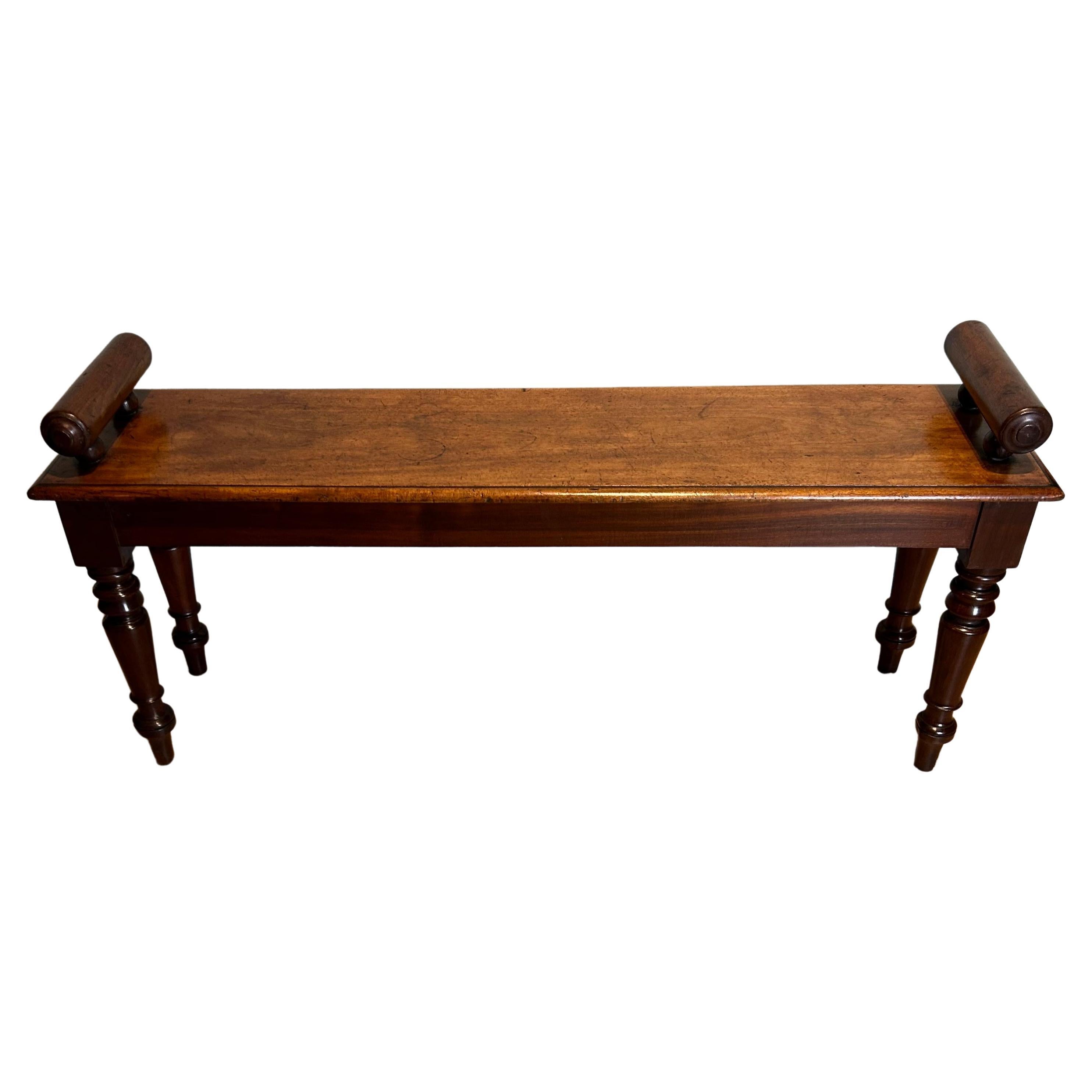 English Victorian Hall Bench For Sale at 1stDibs