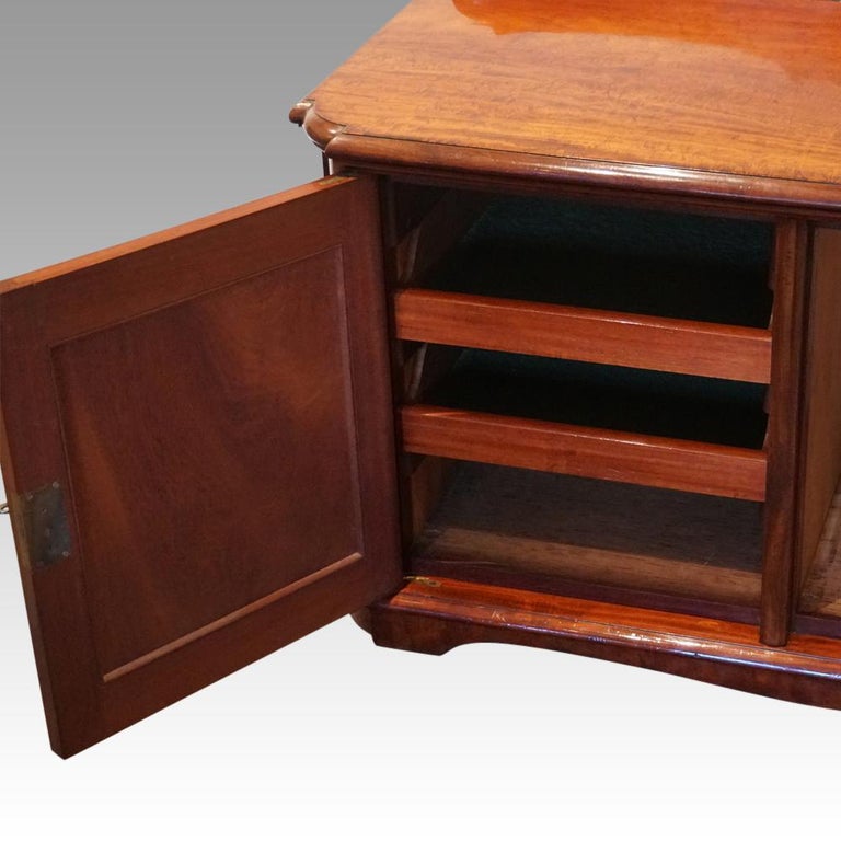English Victorian Mahogany Low Cupboard TV Stand at 1stDibs | victorian ...