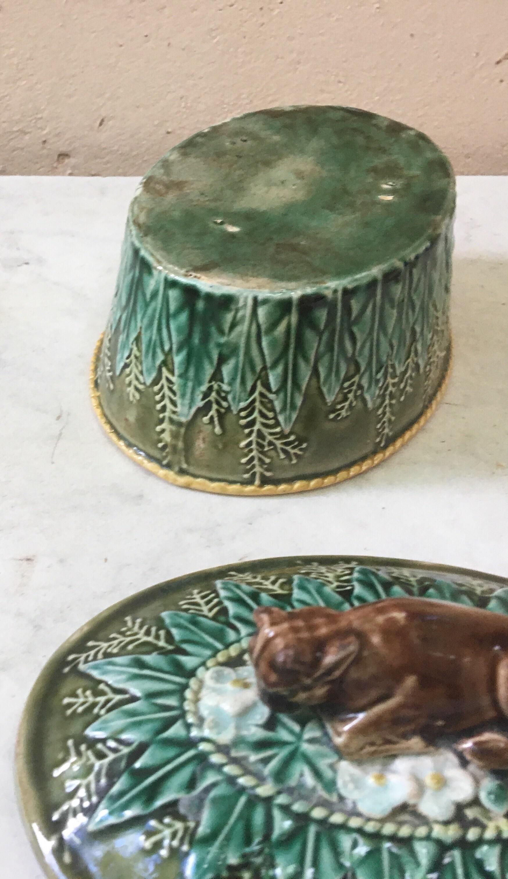 English Victorian Majolica Tureen, circa 1880 at 1stDibs