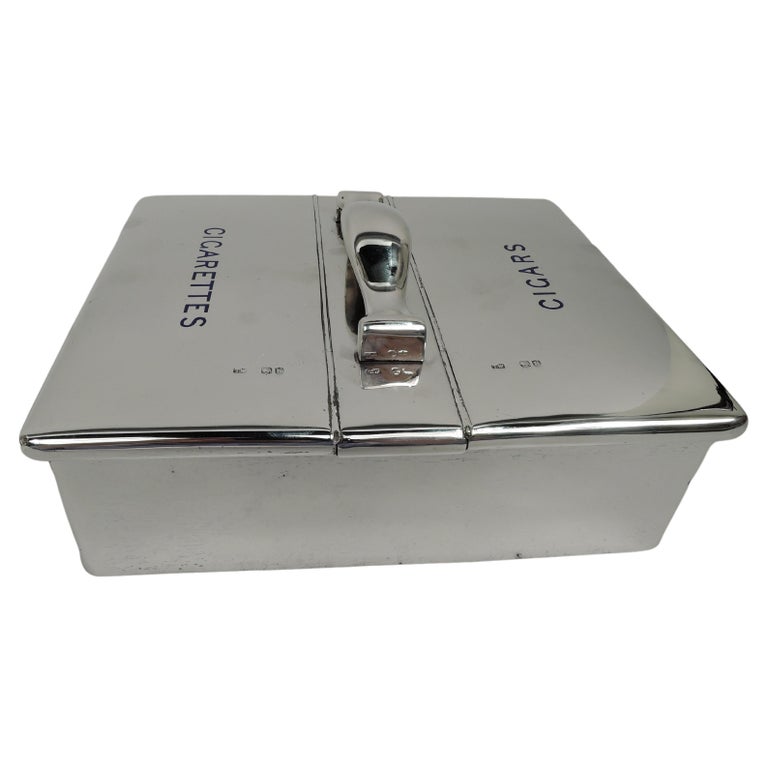 Boîte à fumer moderne victorienne anglaise pour cigares et cigares En ...