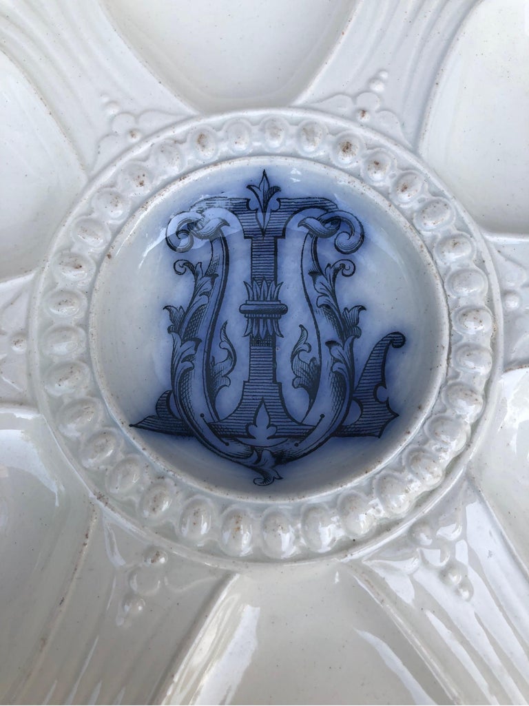 English Victorian Oyster Plate Brown-Westhead Moore and Company For ...
