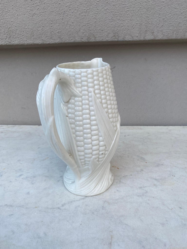 English Victorian Parian Majolica Corn Pitcher, circa 1890 For Sale at ...