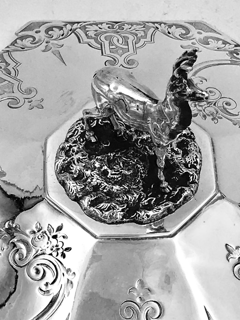 English Victorian Silver Butter Dish at 1stDibs