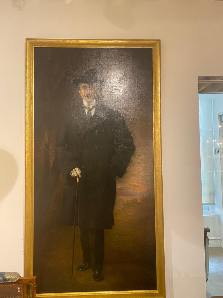 English Victorian Style Portrait of a Gentleman, Lucia Tarditi, 1913 ...