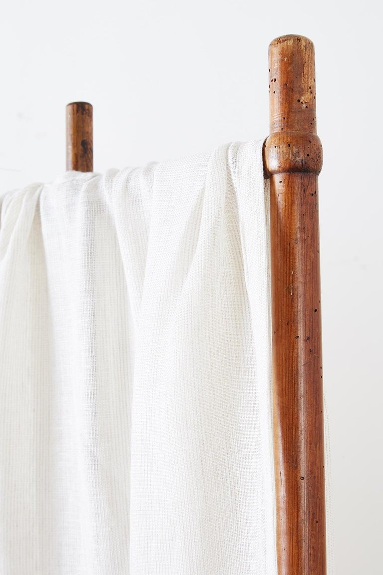 English Victorian Three-Panel Dressing Privacy Screen at 1stDibs ...