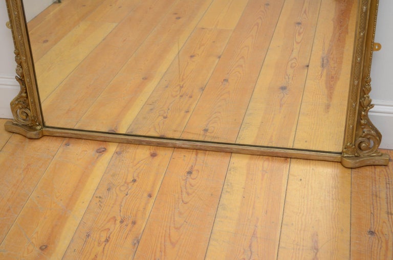 English Victorian Wall Mirror For Sale at 1stDibs