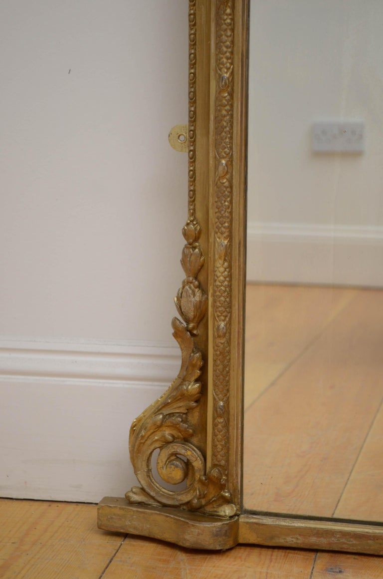 English Victorian Wall Mirror For Sale at 1stDibs