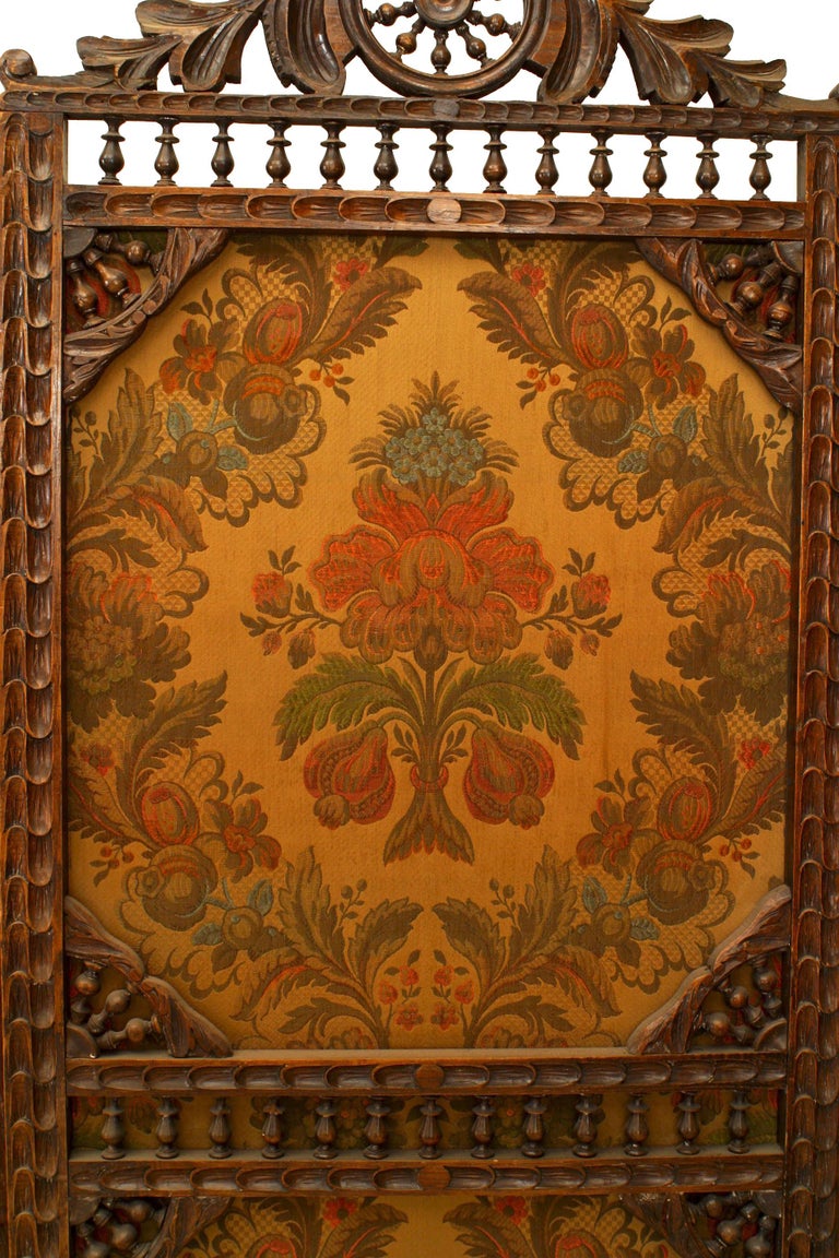 English Victorian Walnut 3-Fold Screen For Sale at 1stDibs | victorian ...