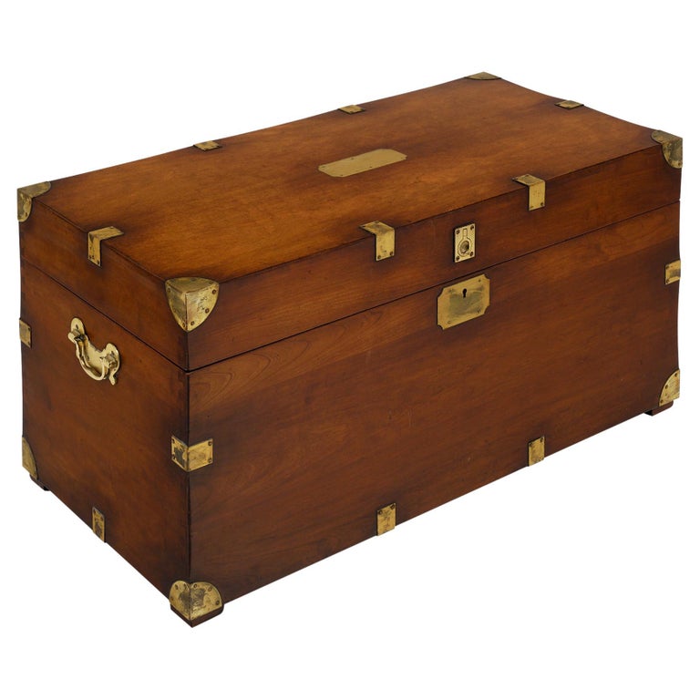 English Vintage Travel Trunk at 1stDibs
