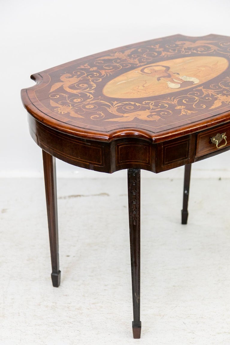 English Walnut Center Table For Sale at 1stDibs