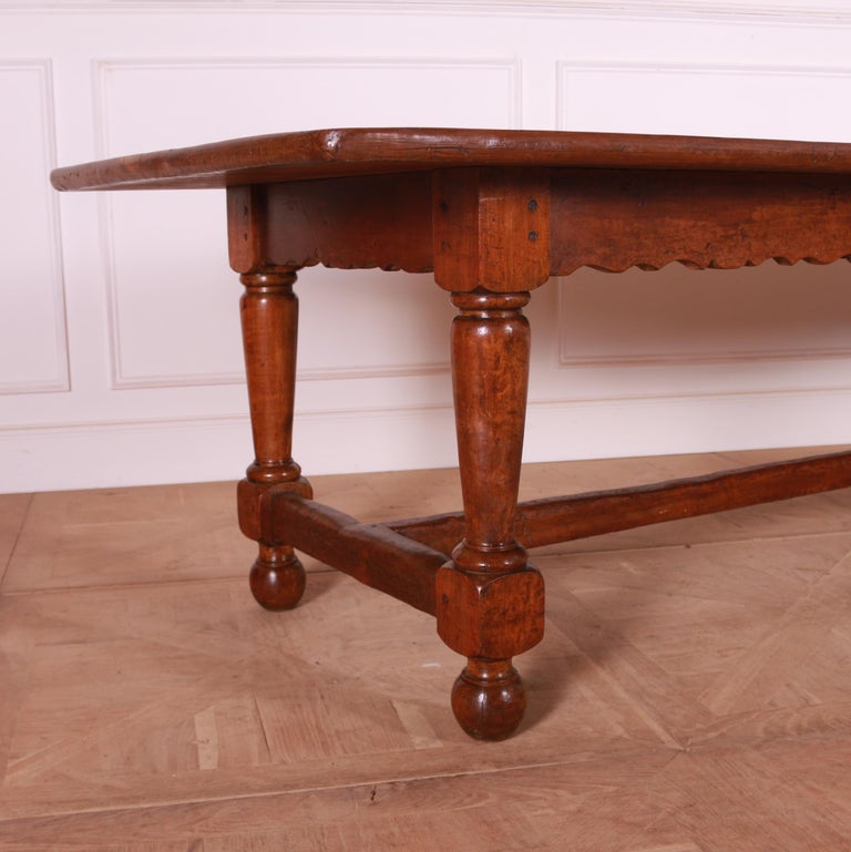 English Walnut Farmhouse Table For Sale at 1stDibs