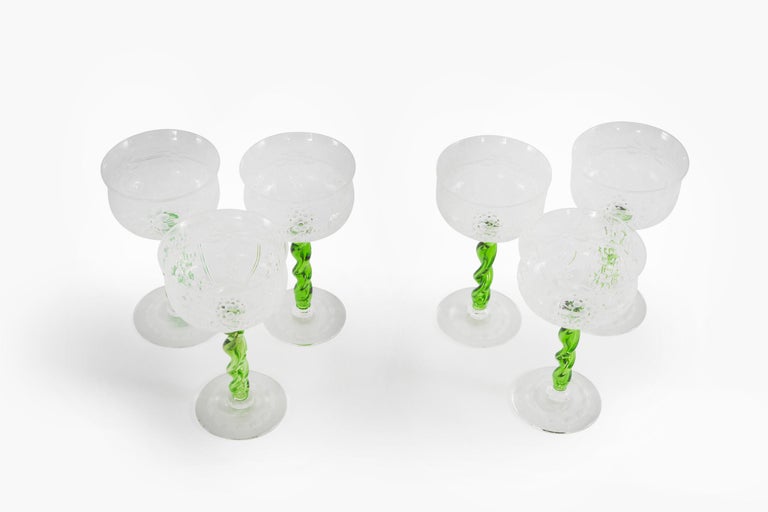English Webb, Corbett Crystal Glassware Service For Sale at 1stDibs