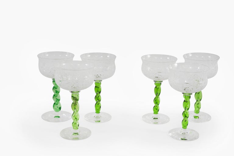 English Webb, Corbett Crystal Glassware Service For Sale at 1stDibs
