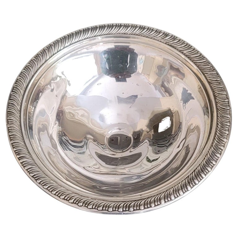 English Weighted Sterling Silver Compote or Candy Dish For Sale at 1stDibs