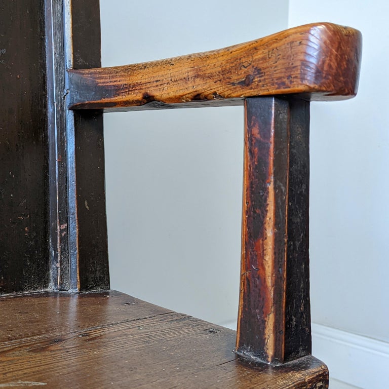 English Georgian West Country Settle Bench For Sale at 1stDibs