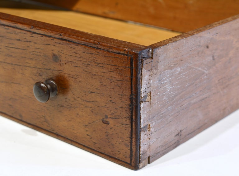 English William IV Mahogany Miniature Table Cabinet Fitted with Drawers ...