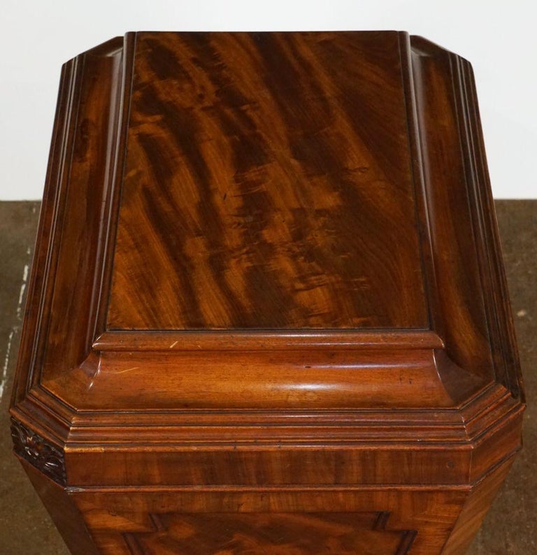 English Wine Compendium or Cellarette 'Wine Cooler' of Mahogany, c.1840 ...