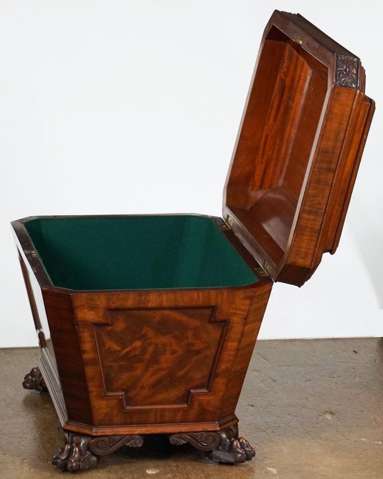 English Wine Compendium or Cellarette 'Wine Cooler' of Mahogany, c.1840 ...