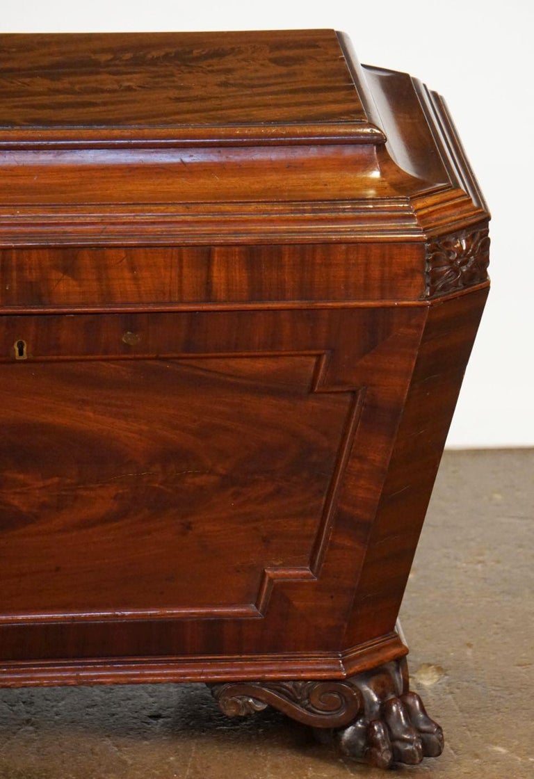 English Wine Compendium or Cellarette 'Wine Cooler' of Mahogany, c.1840 ...