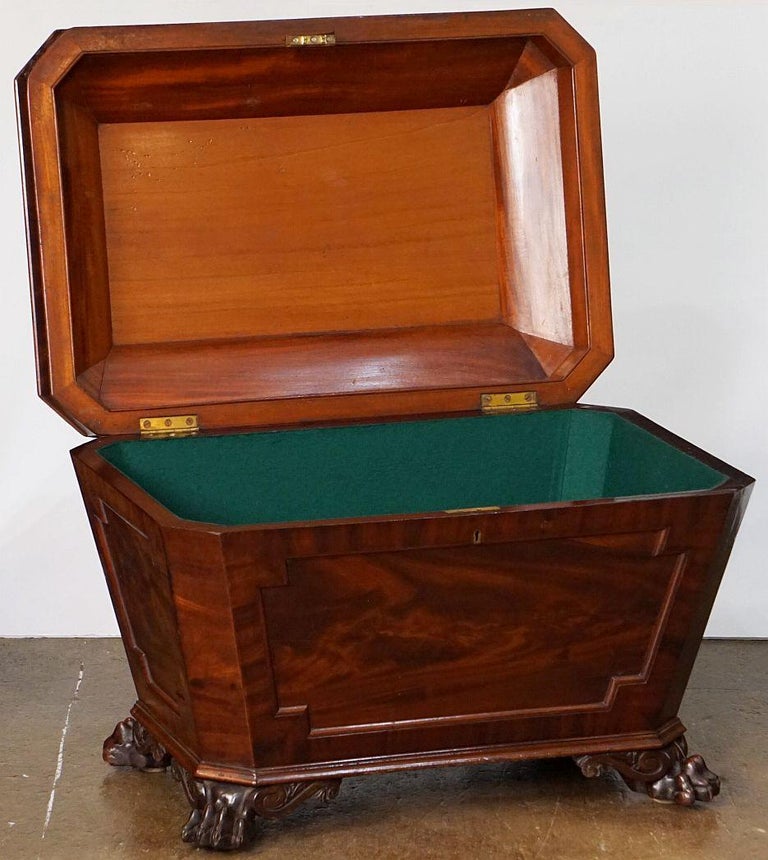 English Wine Compendium or Cellarette 'Wine Cooler' of Mahogany, c.1840 ...