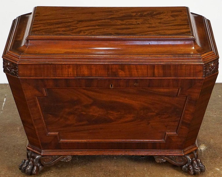 English Wine Compendium or Cellarette 'Wine Cooler' of Mahogany, c.1840 ...