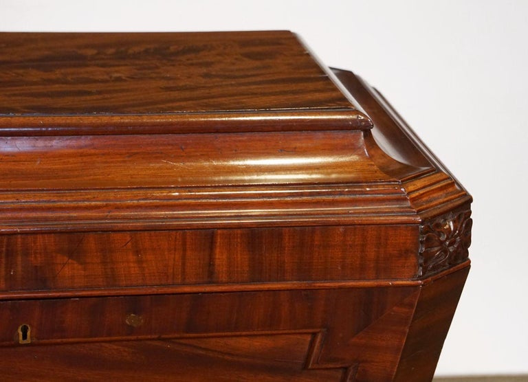 English Wine Compendium or Cellarette 'Wine Cooler' of Mahogany, c.1840 ...