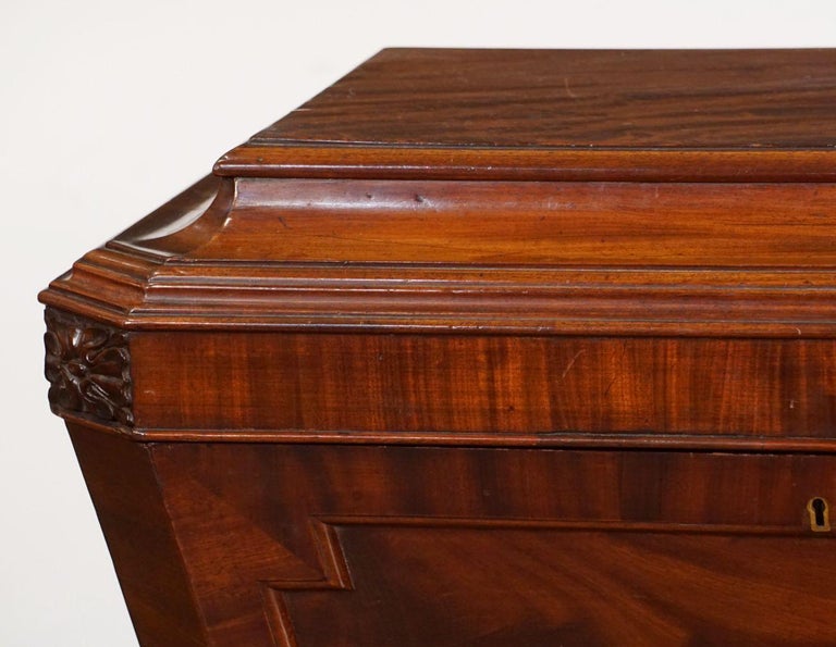 English Wine Compendium or Cellarette 'Wine Cooler' of Mahogany, c.1840 ...