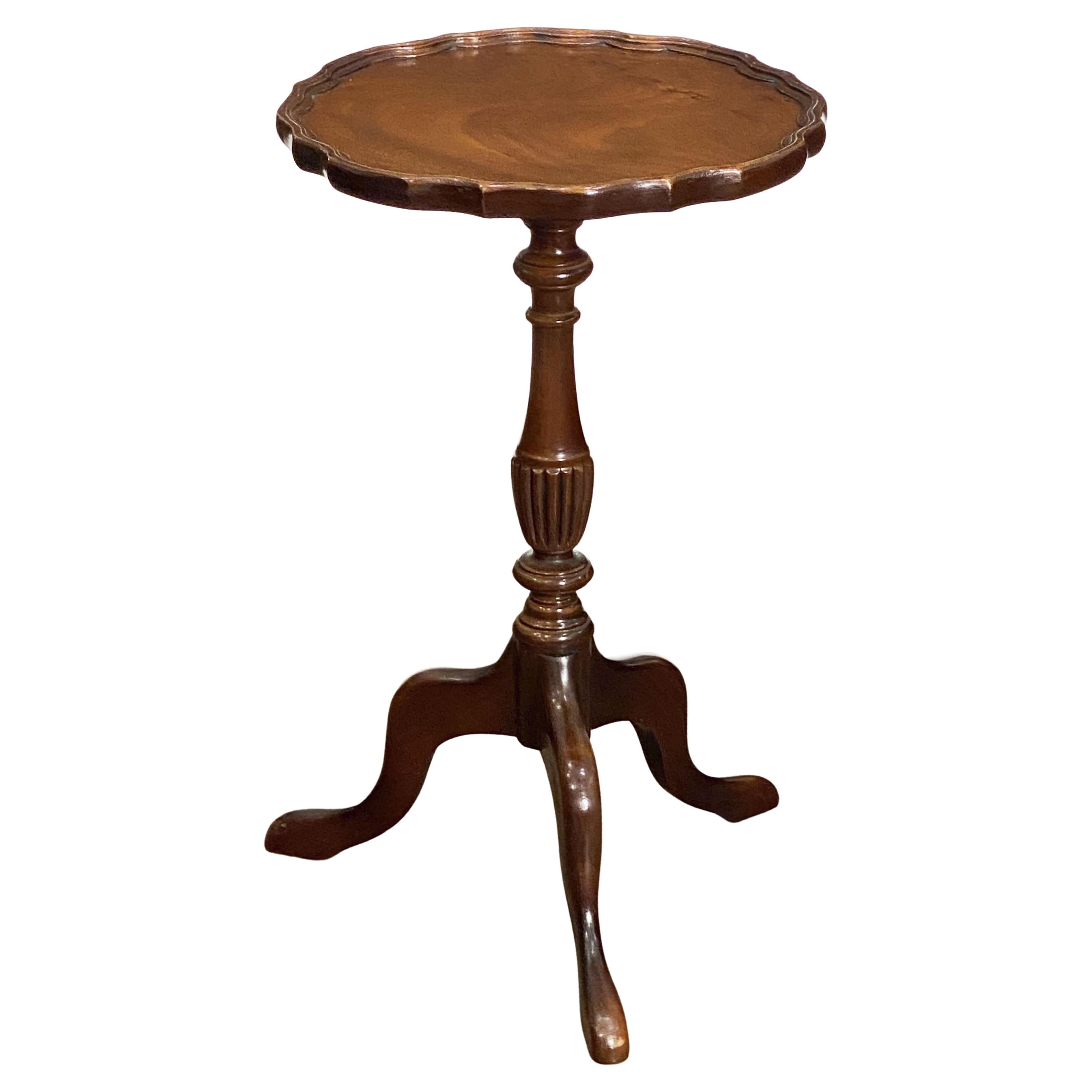 English Wine Table of Mahogany at 1stDibs