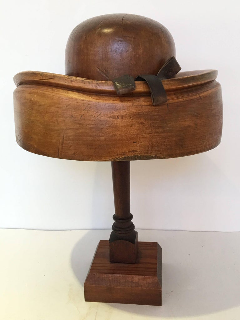 English Wood Hat Mold For Sale at 1stdibs