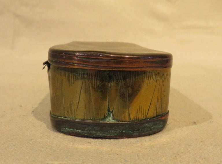 Engraved Brass and Copper Snuff Box, English, Circa 1850 For Sale at ...
