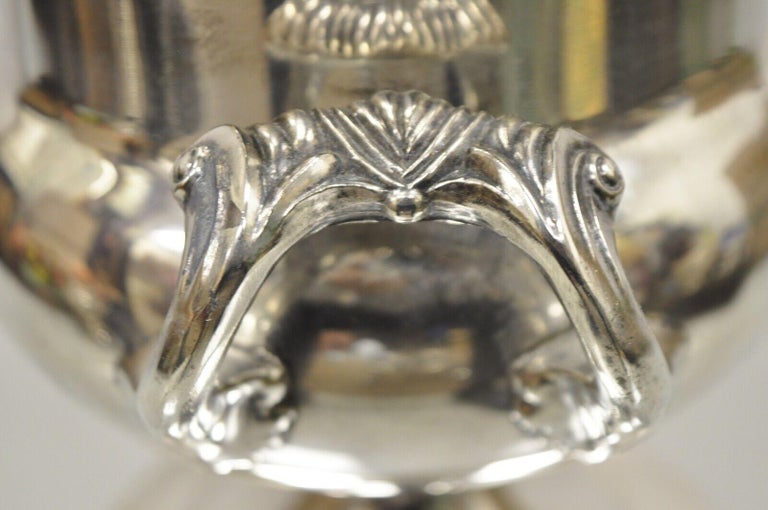 Engraved FB Rogers Regency Silver Plated Twin Handle Wine Chiller Ice ...