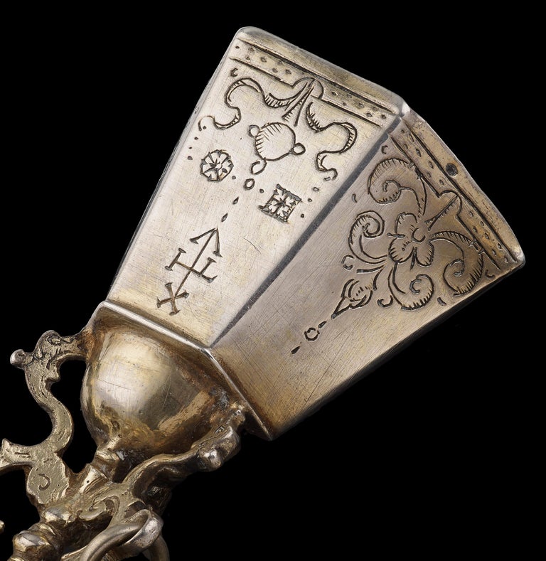 Engraved Silver and Parcel-Gilt Cups, German, circa 1630 at 1stDibs