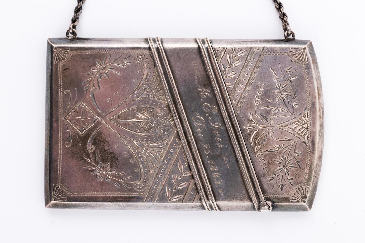 Engraved Victorian Sterling Silver Calling Card Case at 1stDibs | ysl ...