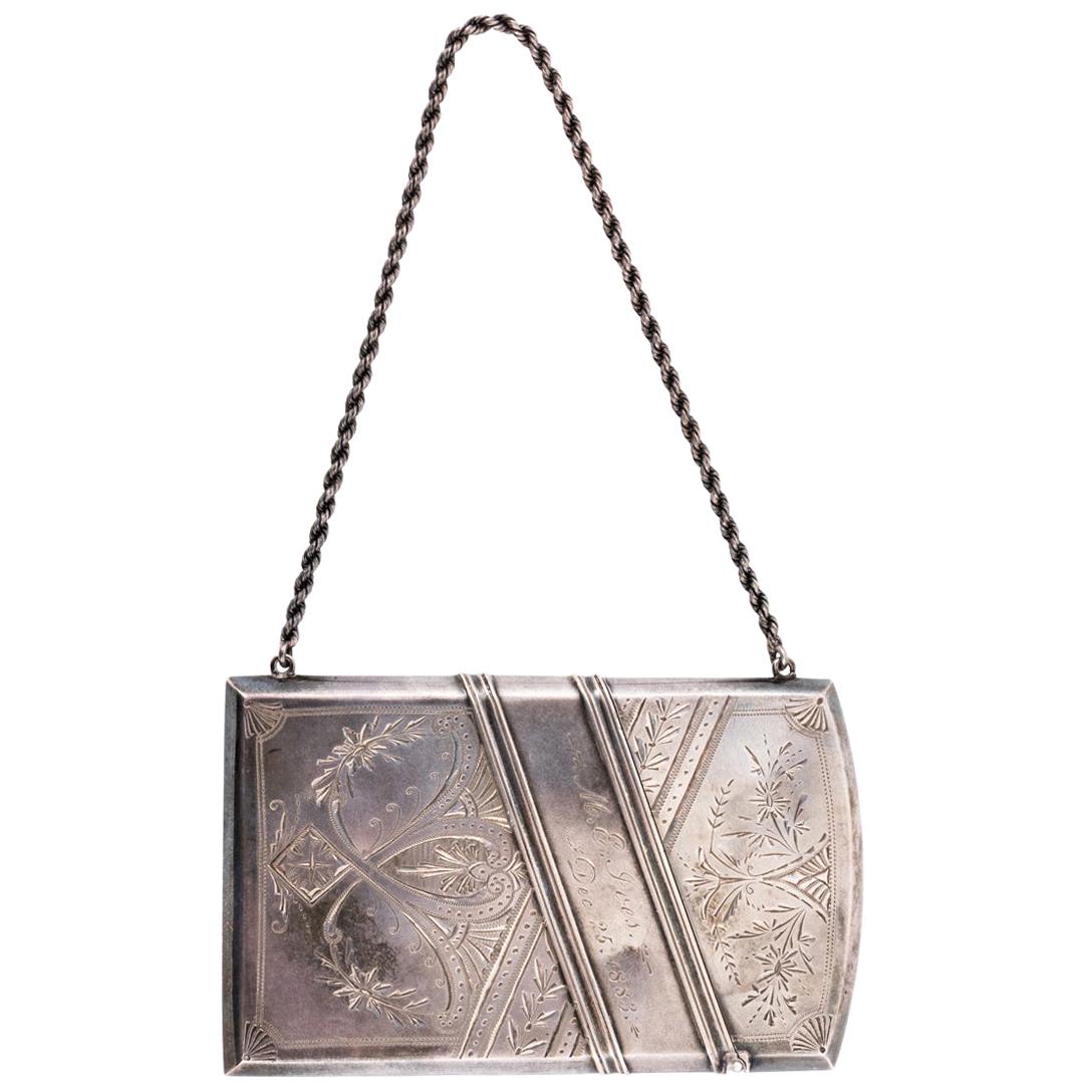 Engraved Victorian Sterling Silver Calling Card Case at 1stDibs | ysl ...