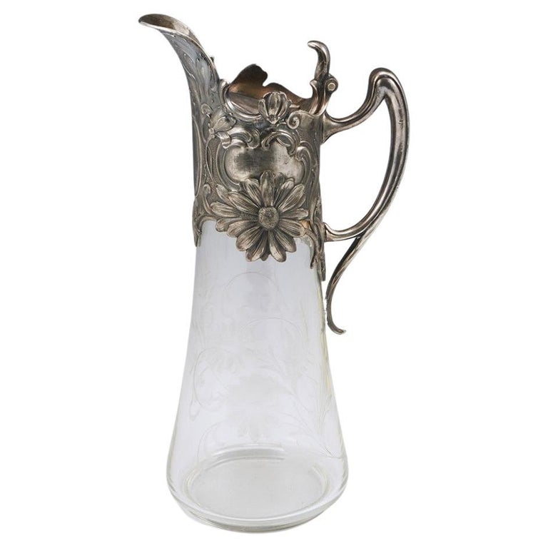 Engraved WMF Claret Jug c1910 For Sale at 1stDibs
