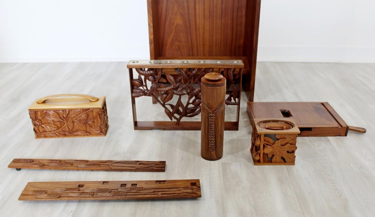 Engraved Wooden Shtender Podium Signed David Moss Noah Green 29/160 ...