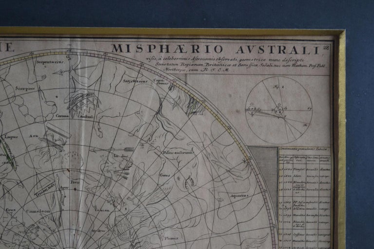 Engravings Celestial Charts, Cartographer, Astronomer Doppelmayr from ...