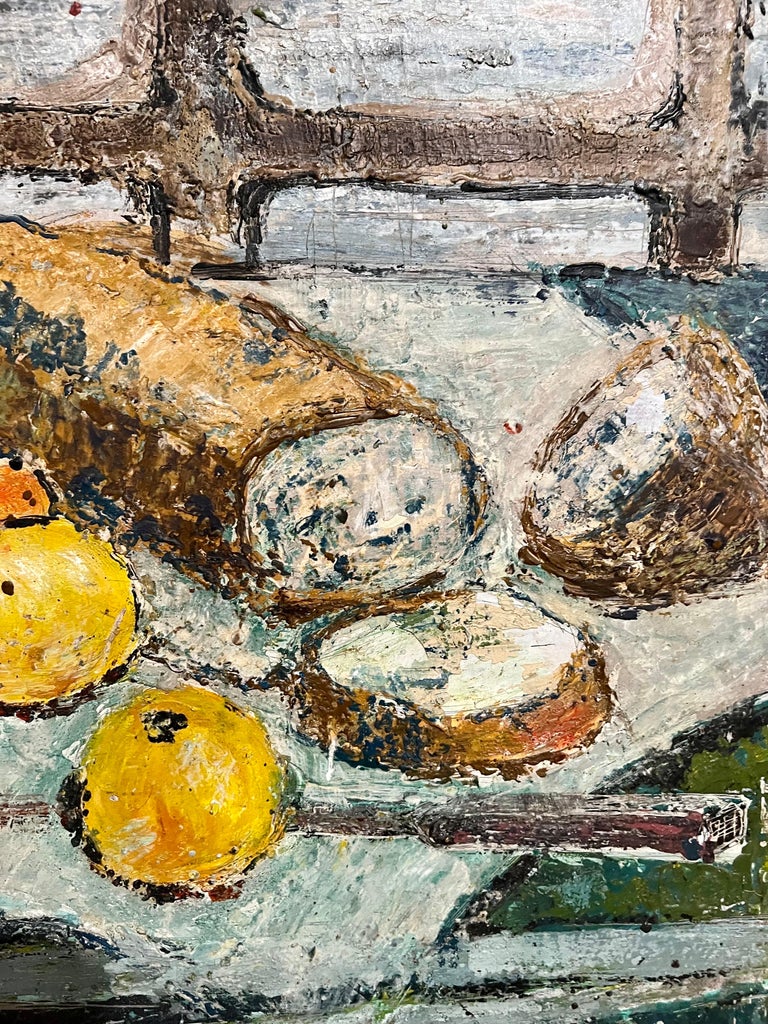 Enid Munroe - Enid Munroe Mid Century Modernist Oil Painting Still Life ...