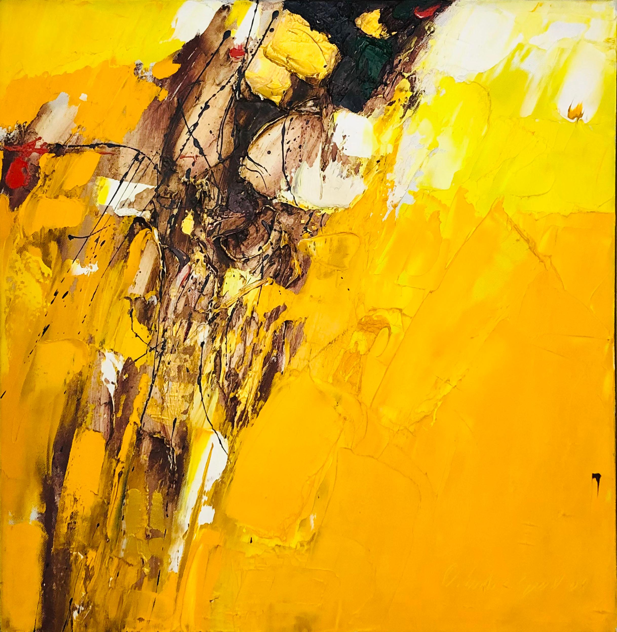 Enkhtaivan Ochirbat - Composition 15 - Abstract artwork expressionism ...