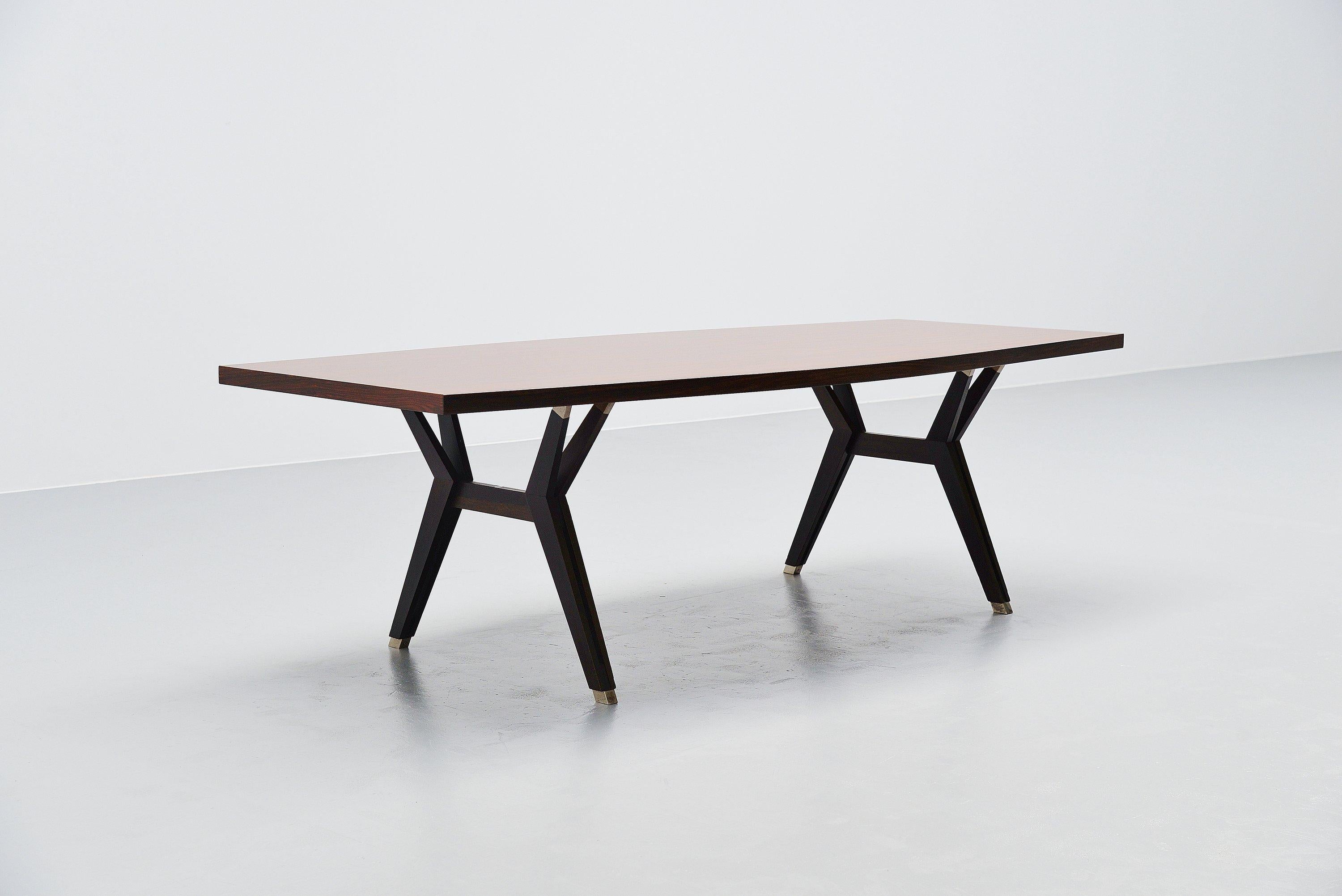 Ennio Fazioli MIM Tolomeo Dining Table in Rosewood, Italy, 1958 at ...
