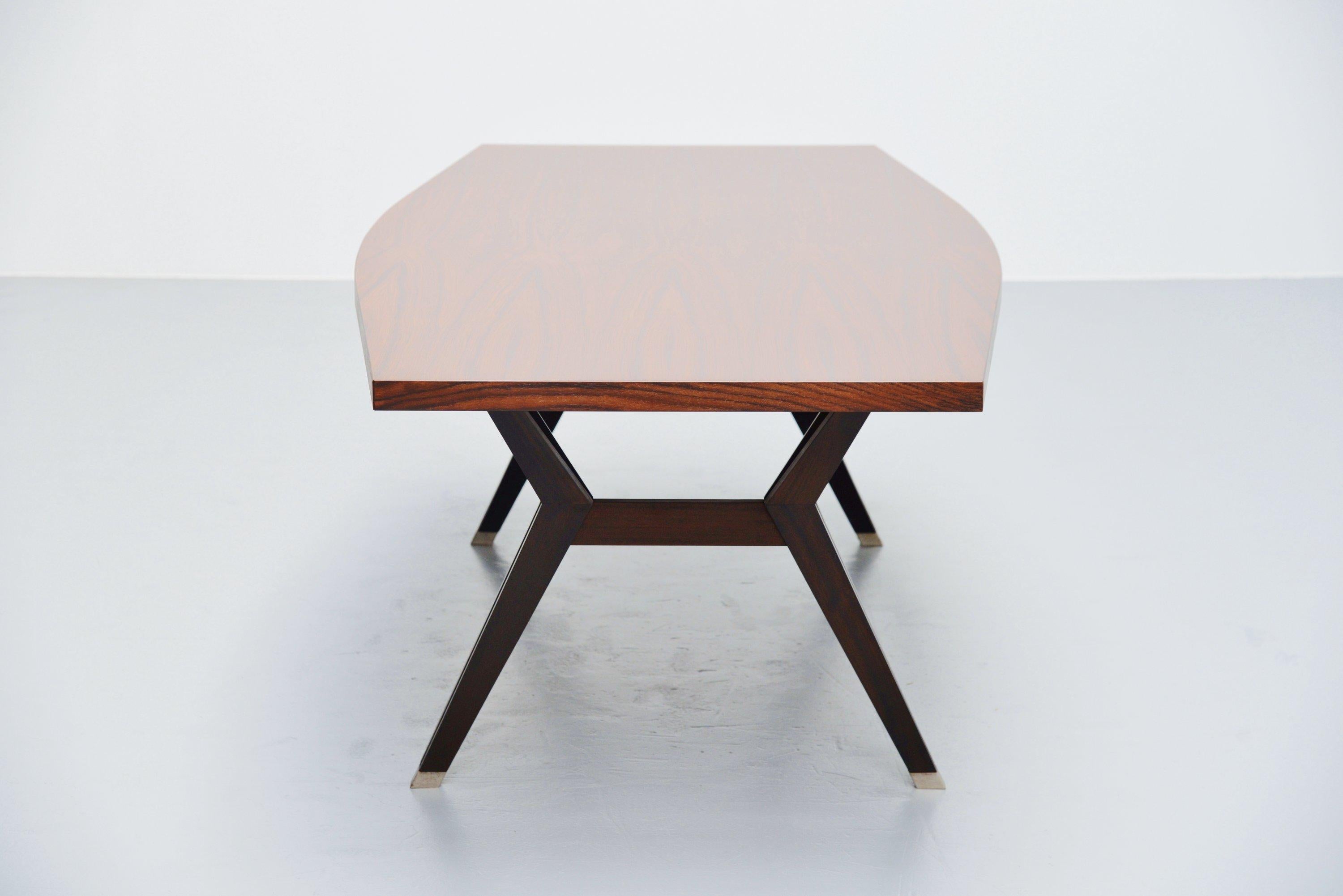 Ennio Fazioli MIM Tolomeo Dining Table in Rosewood, Italy, 1958 at ...