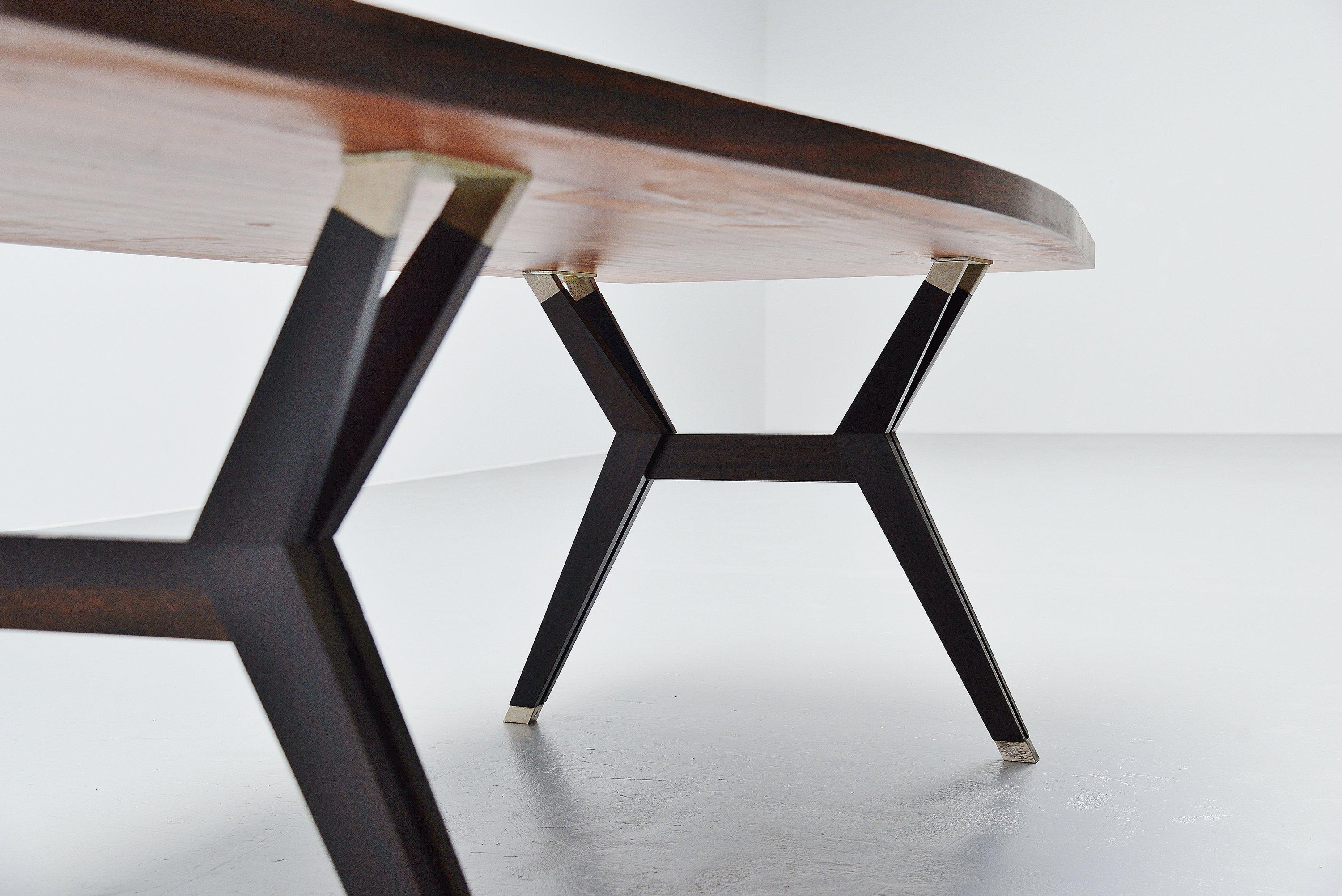 Ennio Fazioli MIM Tolomeo Dining Table in Rosewood, Italy, 1958 at ...